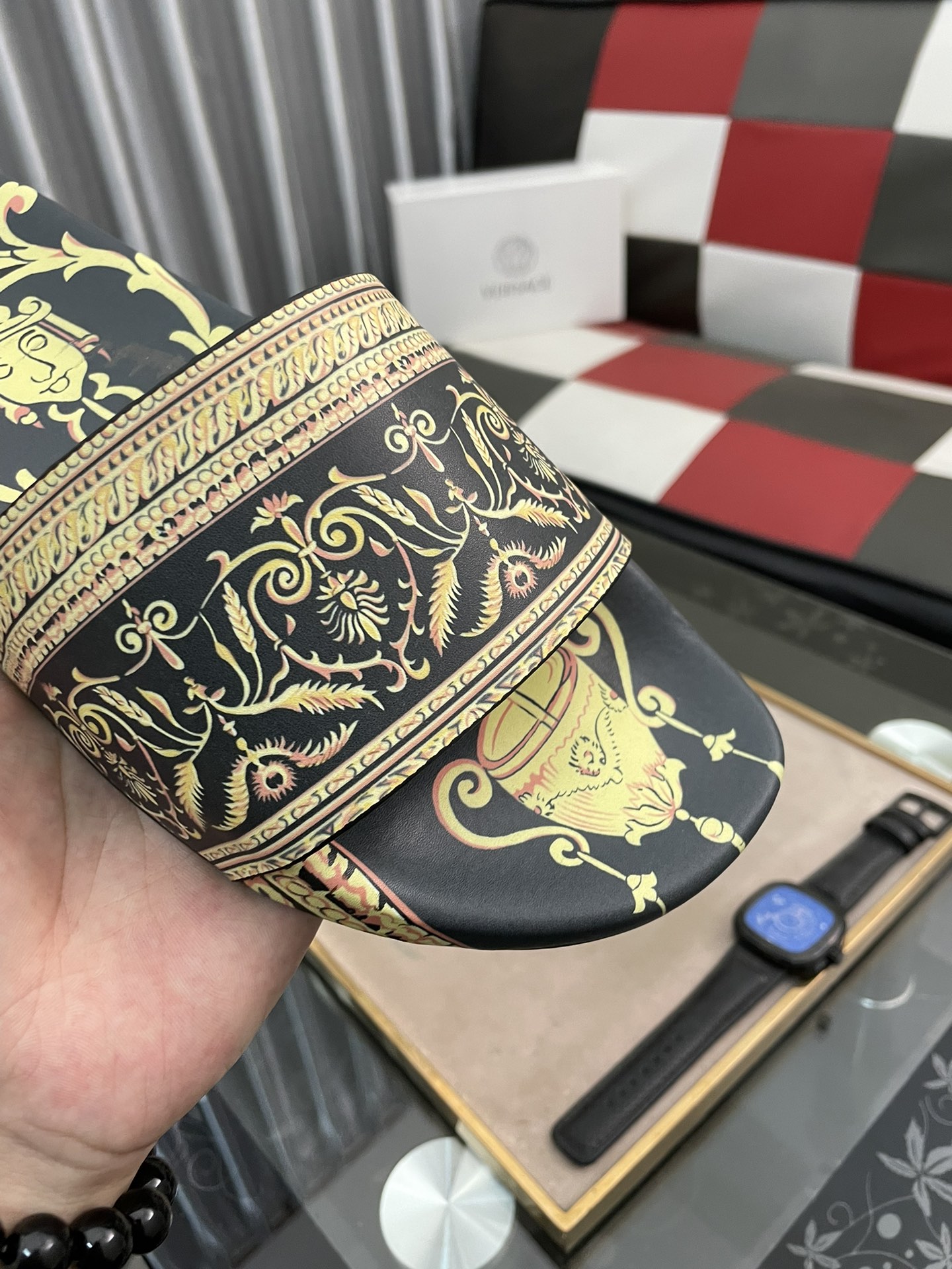 Replica Versace Slippers For Men #1070052, $52.00 USD, [ITEM#1070052 ...